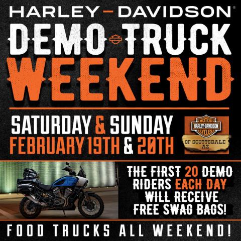 Harley-Davidson DEMO Truck at HDOS | Scottsdale AZ Chapter #3160 ...